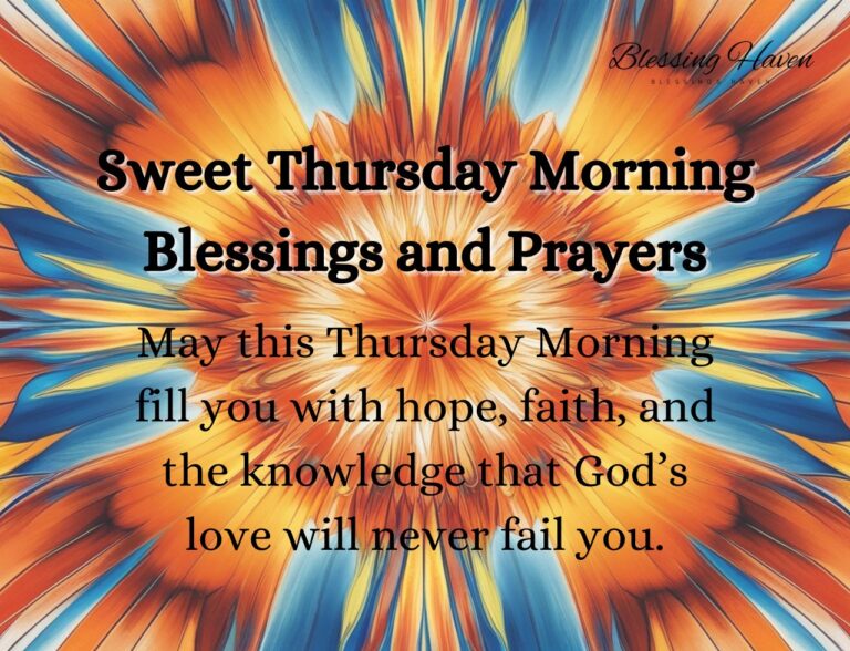 70+ Thursday Morning Blessings To Start Your Day Happy