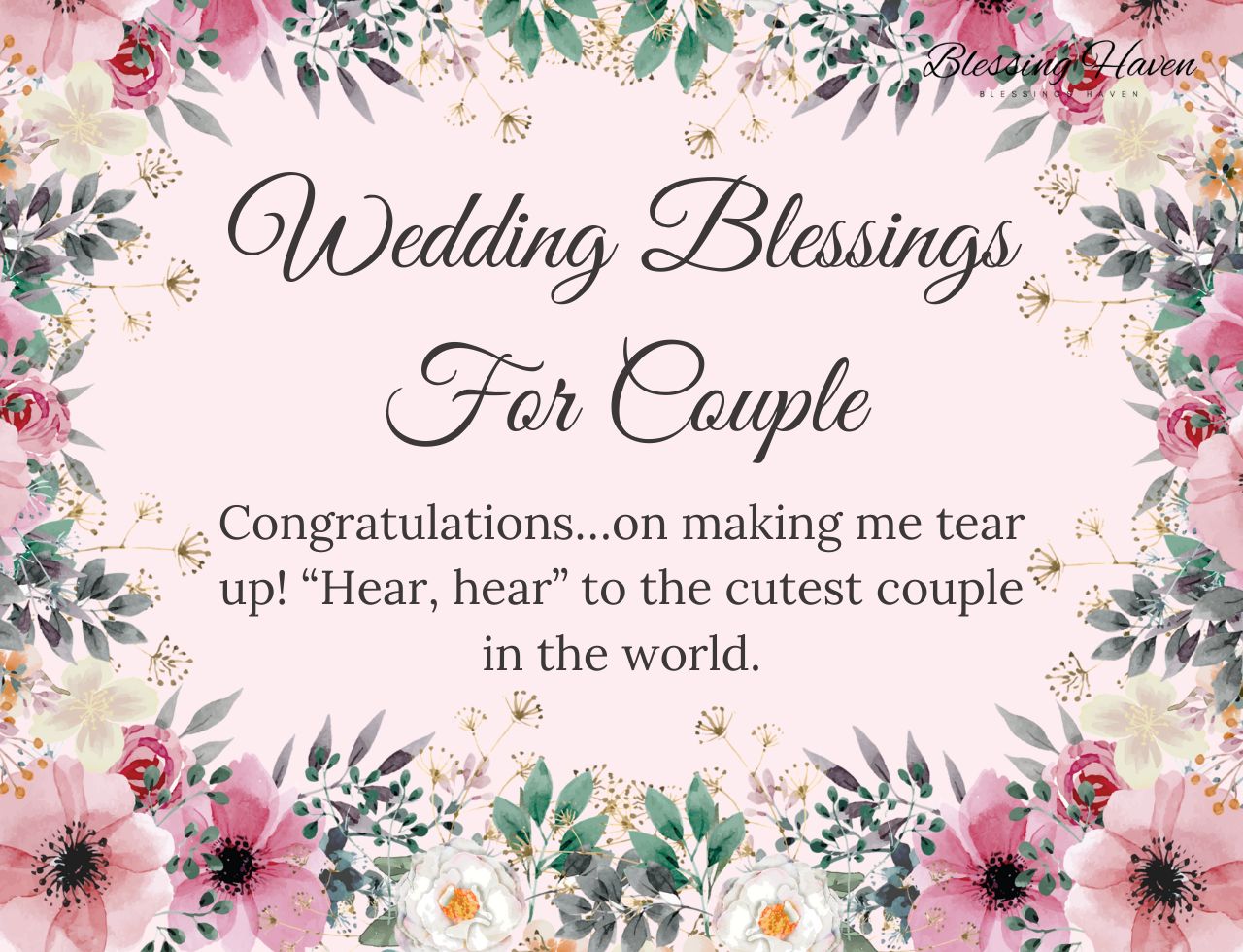 80+ Heartfelt Wedding Blessings Meaningful Words