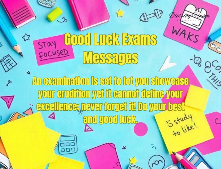 110+Best of Luck in Exams Messages and Wishes