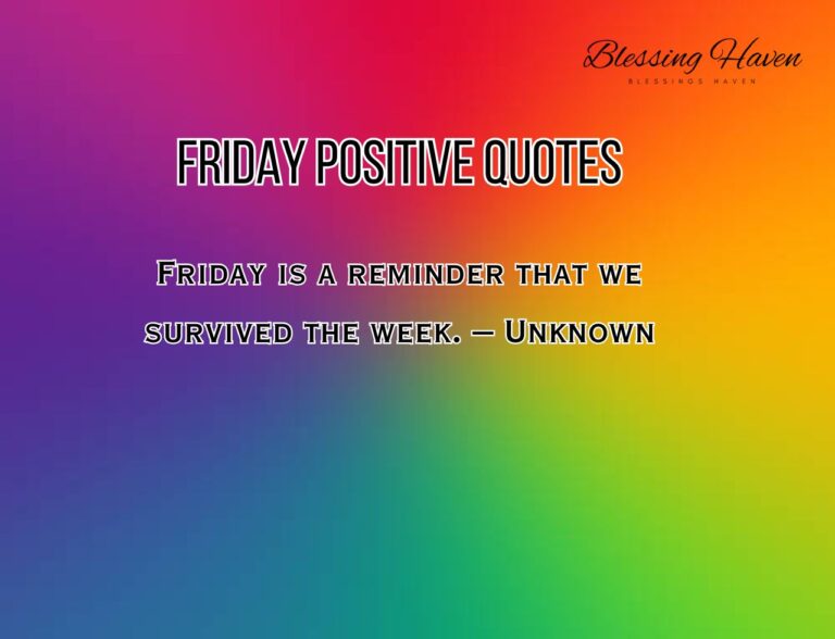 125+Friday Positive Quotes and Affirmations