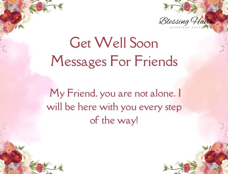 85+ Get Well Soon Blessings, Messages, Quotes and Wishes