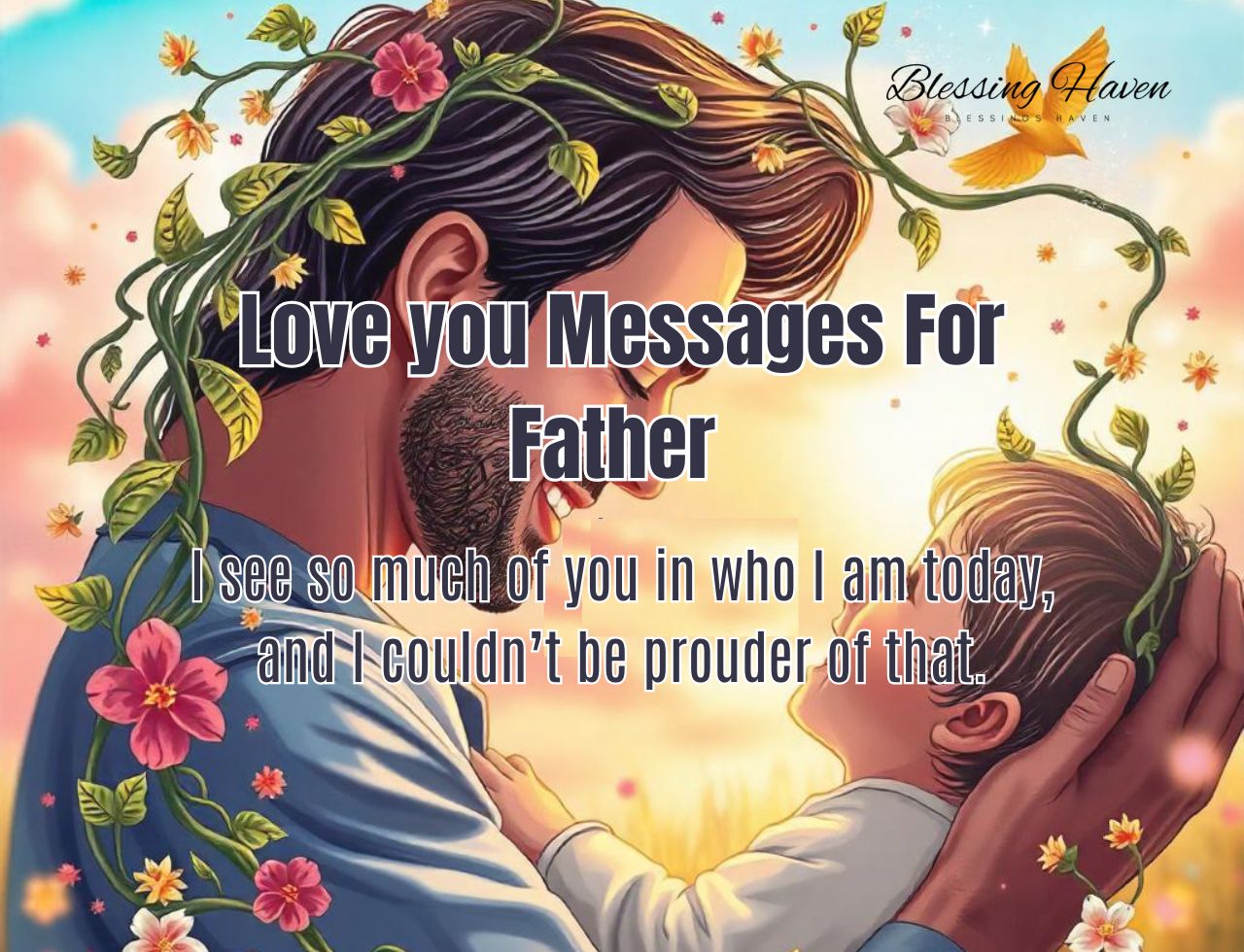 80+ Love You Messages and Quotes For Father