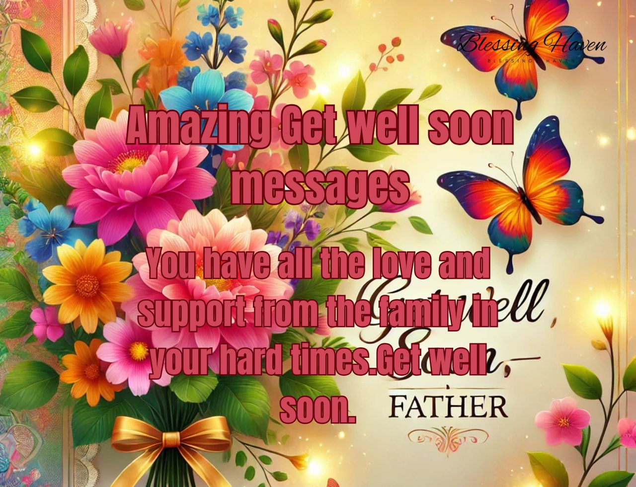 40+Get well soon Quotes, Messages and Captions For Fathers